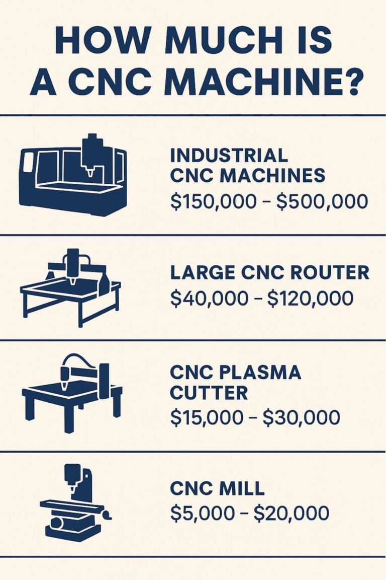 How Much Is a CNC Machine? 2025 Pricing by Type, Size & Industry